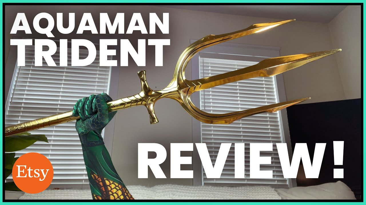 ETSY: AQUAMAN TRIDENT REVIEW! #etsy #aquaman #trident #dc #dccomics #replica #cosplay #review ...