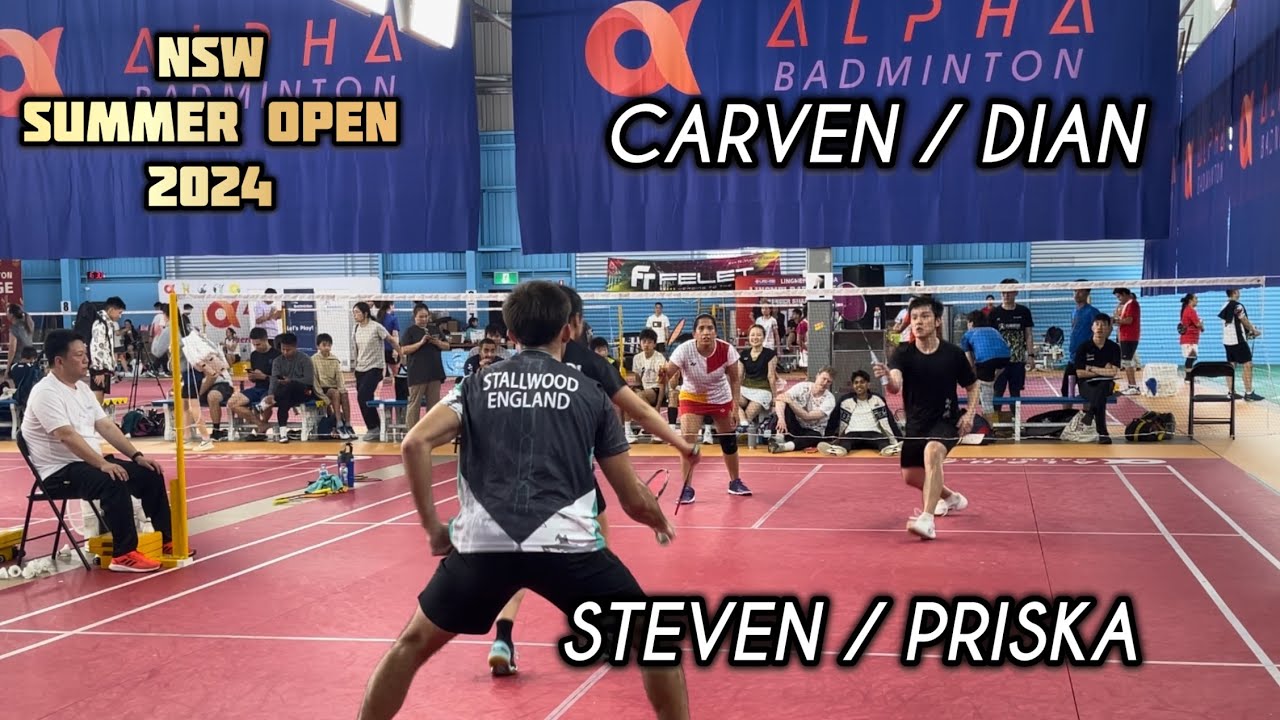 NSW SUMMER OPEN 2024 - OXD - Carven / Dian vs Steven / Priska - YouTube