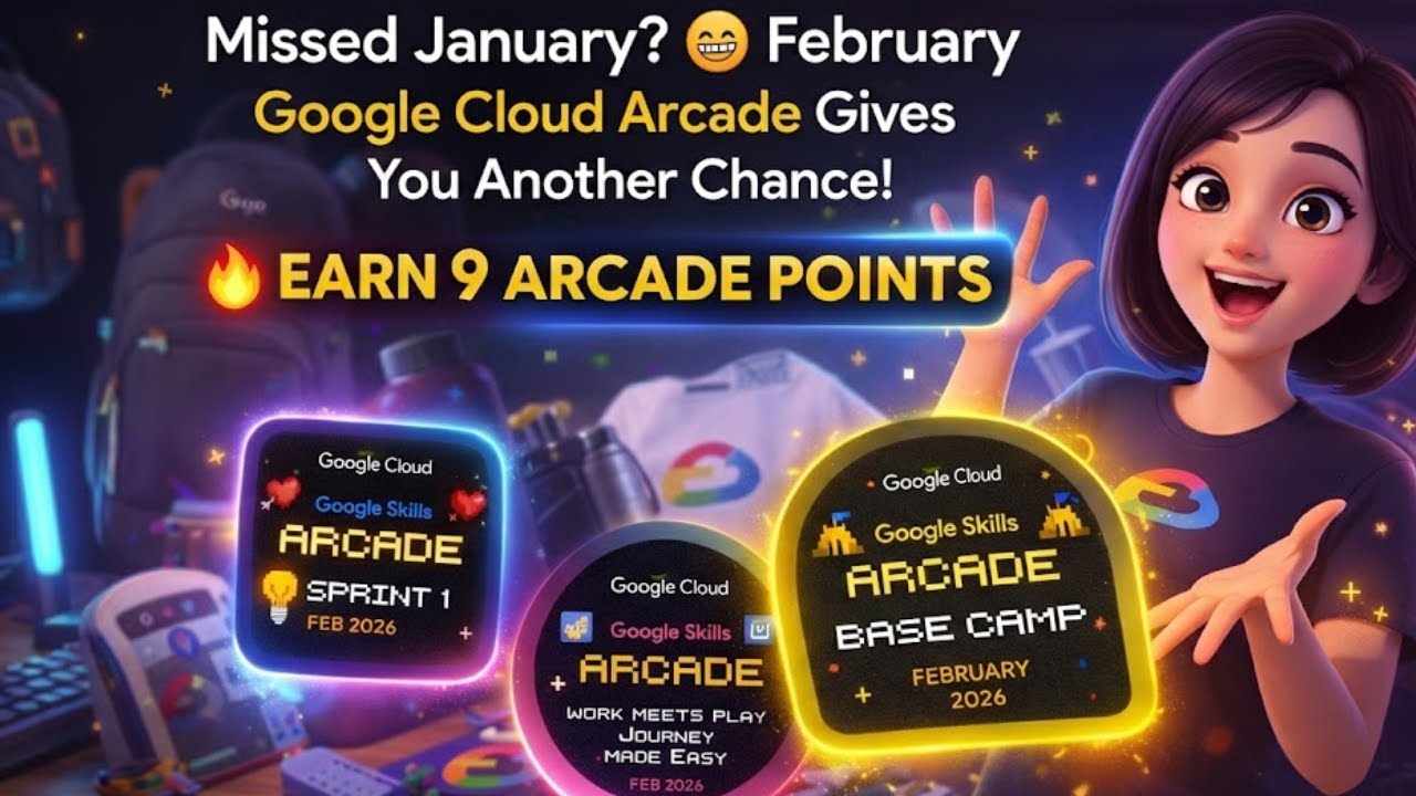 Missed January? 😬 February Google Cloud Arcade Gives You Another Chance ...
