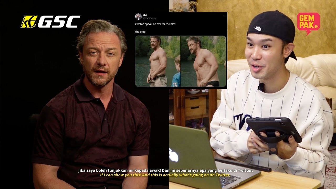 Speak No Evil | Interview with James McAvoy with Daniel Cheang - YouTube