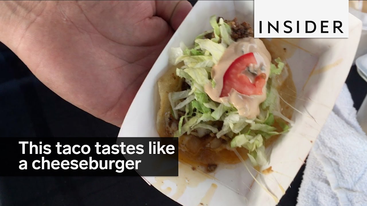 This taco tastes like an In-N-Out cheeseburger - YouTube