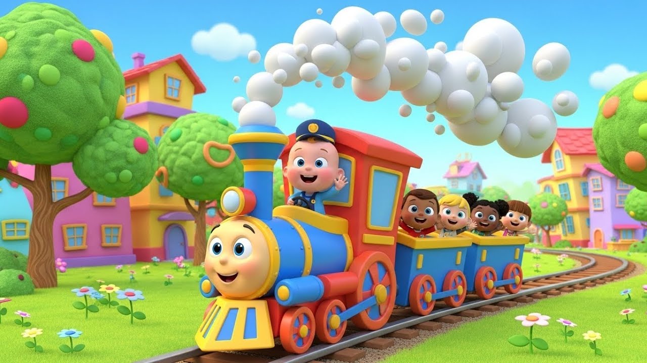 The Train Song for Kids | Fun Toddler Music, Nursery Rhymes & Baby Sing ...