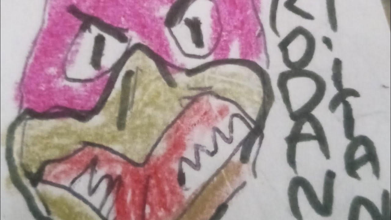 como fazer o Rodan De papel paper toy de titans monstroverso - YouTube