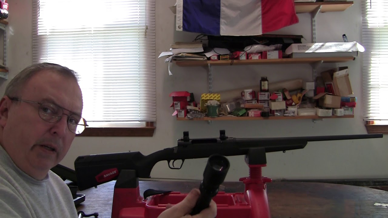 Savage Axis scope adjustment and remount update - YouTube