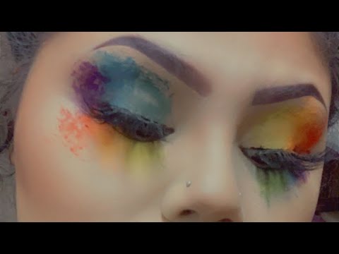Tissue Paper Eyeshadow Makeup Tutorial - YouTube