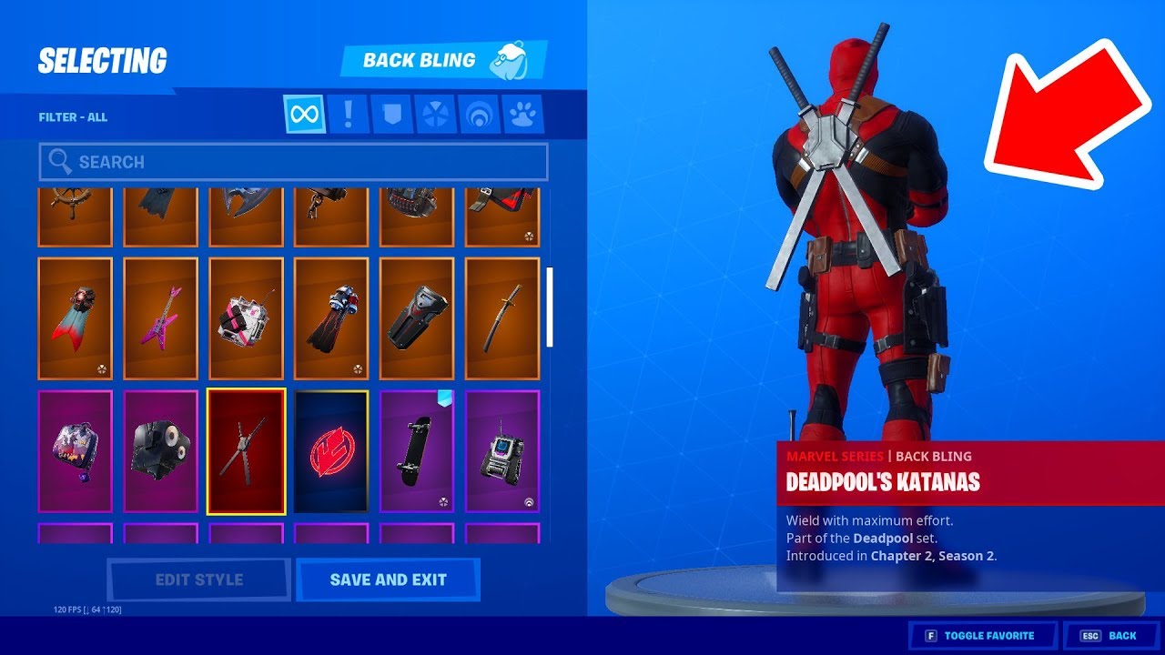 DeadpooL Week 4 Challenges Fortnite : Find Deadpool's katanas - YouTube
