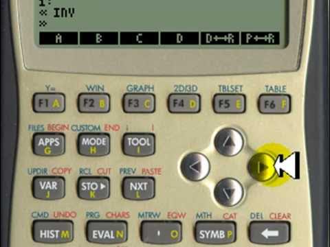 HP08: HP-50g Programming 01 - YouTube