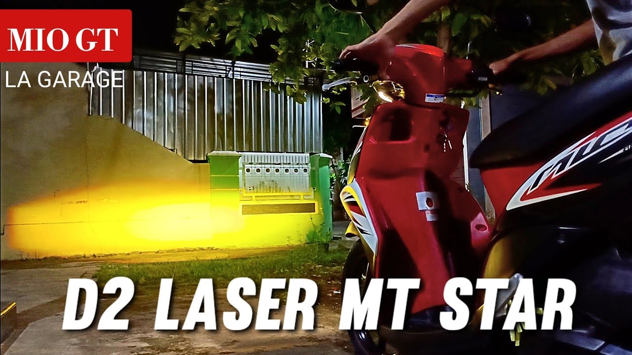 LED D2 LASER MIO GT ‼️ - YouTube