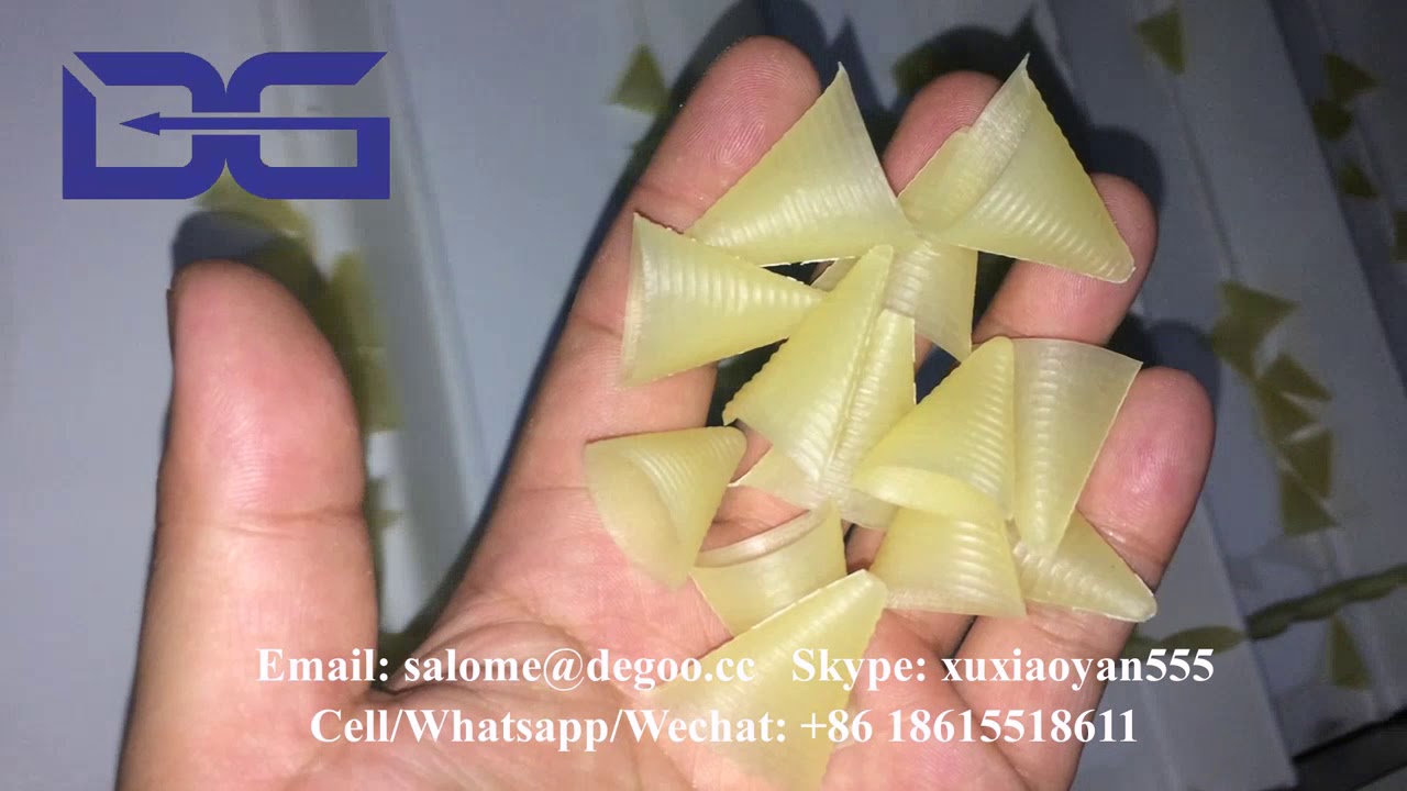 Corn Cone Pattern Extruder Corn Chips 3D Pellets Machine Corn Based ...