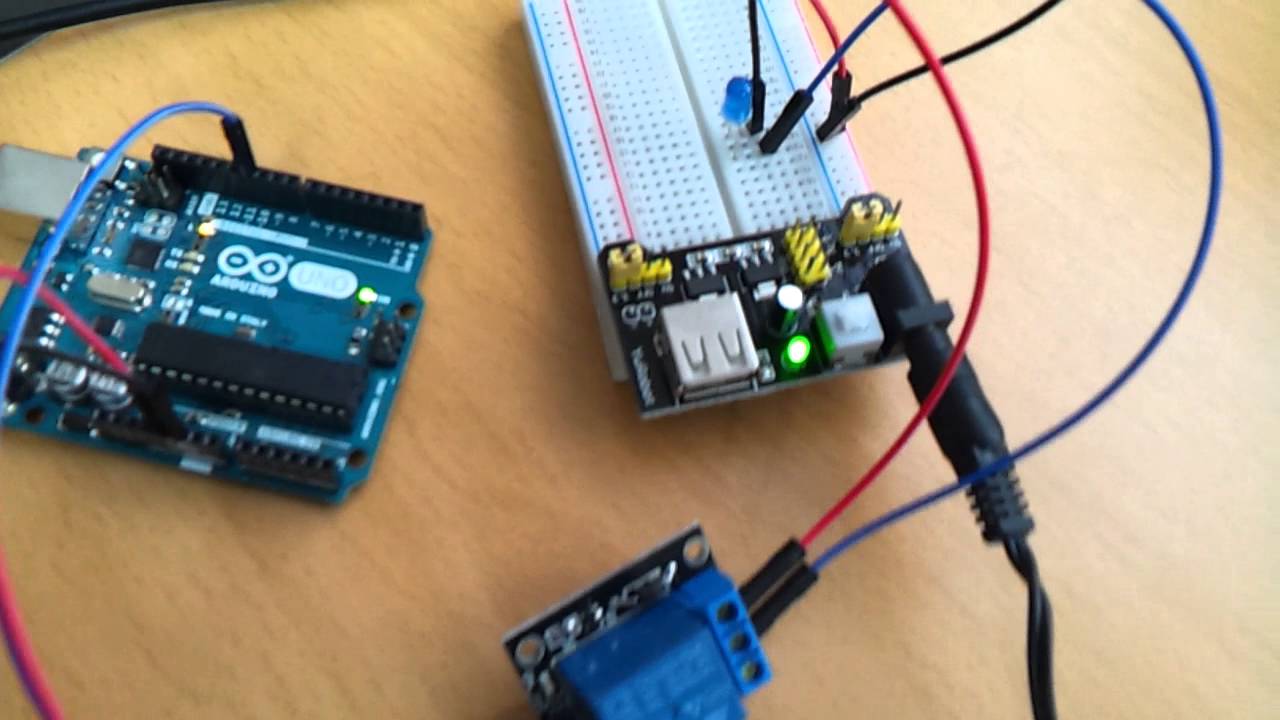 Arduino Uno로 1채널 릴레이 모듈을 사용해 Led 제어하기 Youtube
