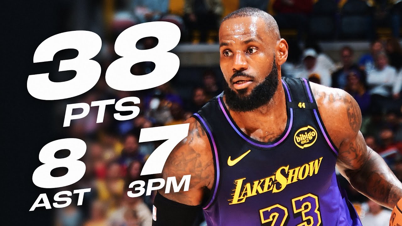 LeBron James GOES OFF For 38 Points vs Trail Blazers! 🔥 | January 2 ...