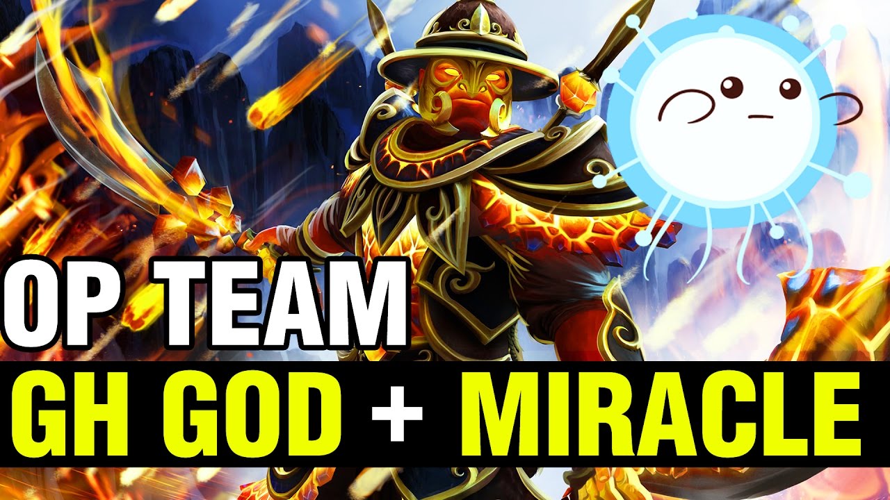 GH GOD IO + MIRACLE- EMBER = OP TEAM - Dota 2 - YouTube