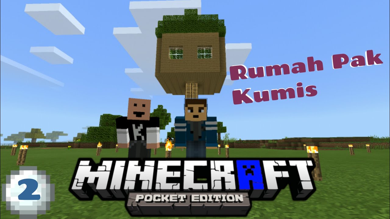 Membuat Tree House Pak Kumis | Minecraft PE Survival Adventure - YouTube