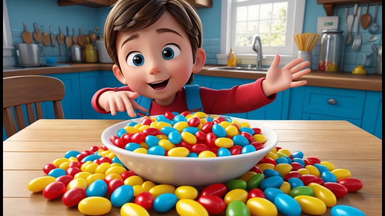 Where Did the Jelly Beans Go? | Playful Candy Nursery Rhyme for ...