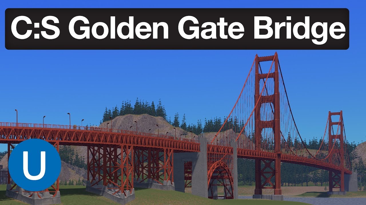 Cities Skylines - Golden Gate Bridge Network Tips and Tricks - YouTube