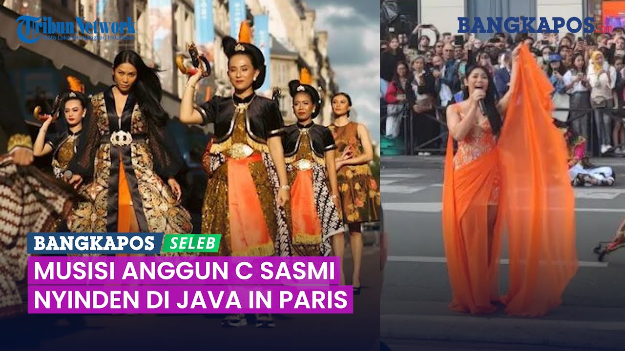 Musisi Anggun C Sasmi Nyinden di Java In Paris - YouTube