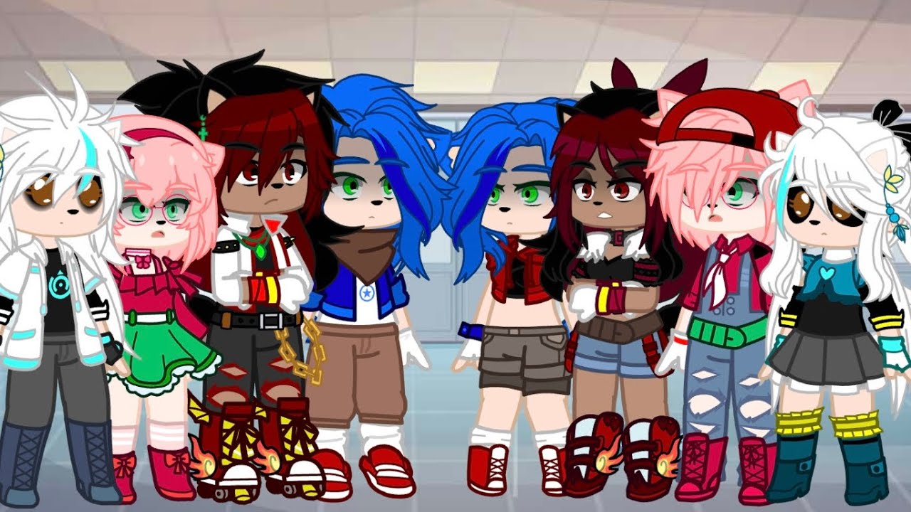 Team sss +Amy meet their genderbends inspired by @infinityxfilms ...