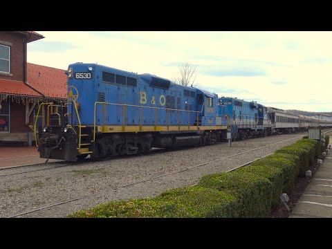 New Tygart Flyer Tourist Train from Elkins, West Virginia - YouTube
