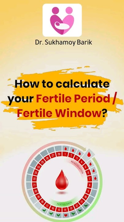 How to calculate your fertile period or fertile window? #gynaecologist #fertilewindow #female ...