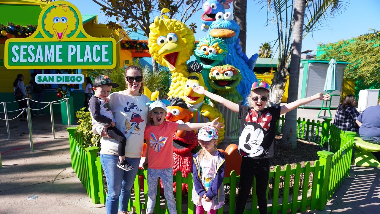 Sesame Place San Diego Family Vlog - YouTube