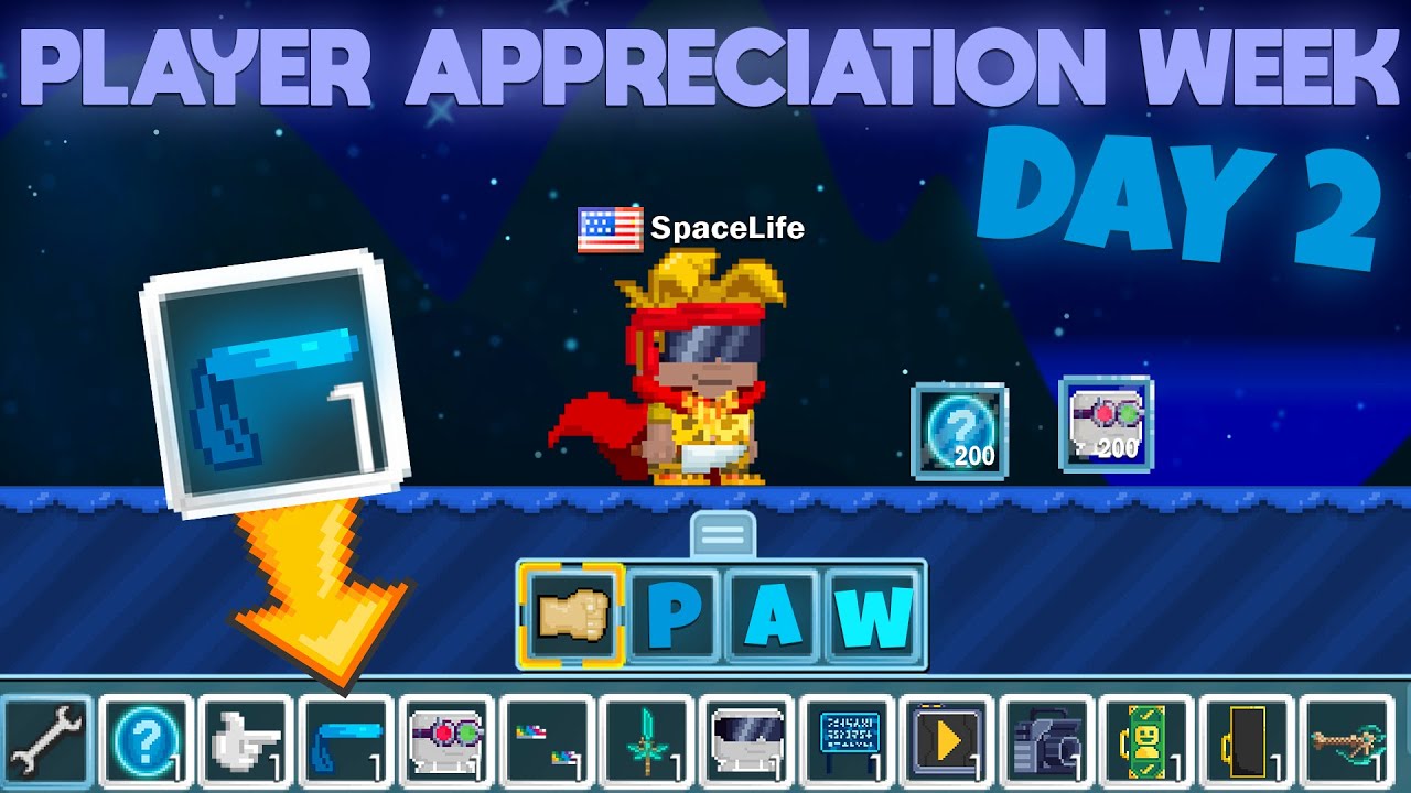 PAW DAY 2! Seafoam Scarf + ALL NEW ITEMS! | Growtopia Player ...