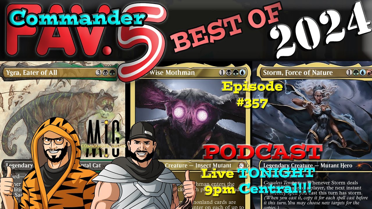 🚨 LIVE 🚨 2024 Recap: Fav Set, Commanders, Secret Lairs, and Top Cards of the Year! - #357 - YouTube