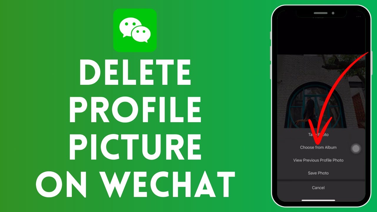 How to Delete Profile Picture on WeChat (2024) | Remove Profile Picture ...