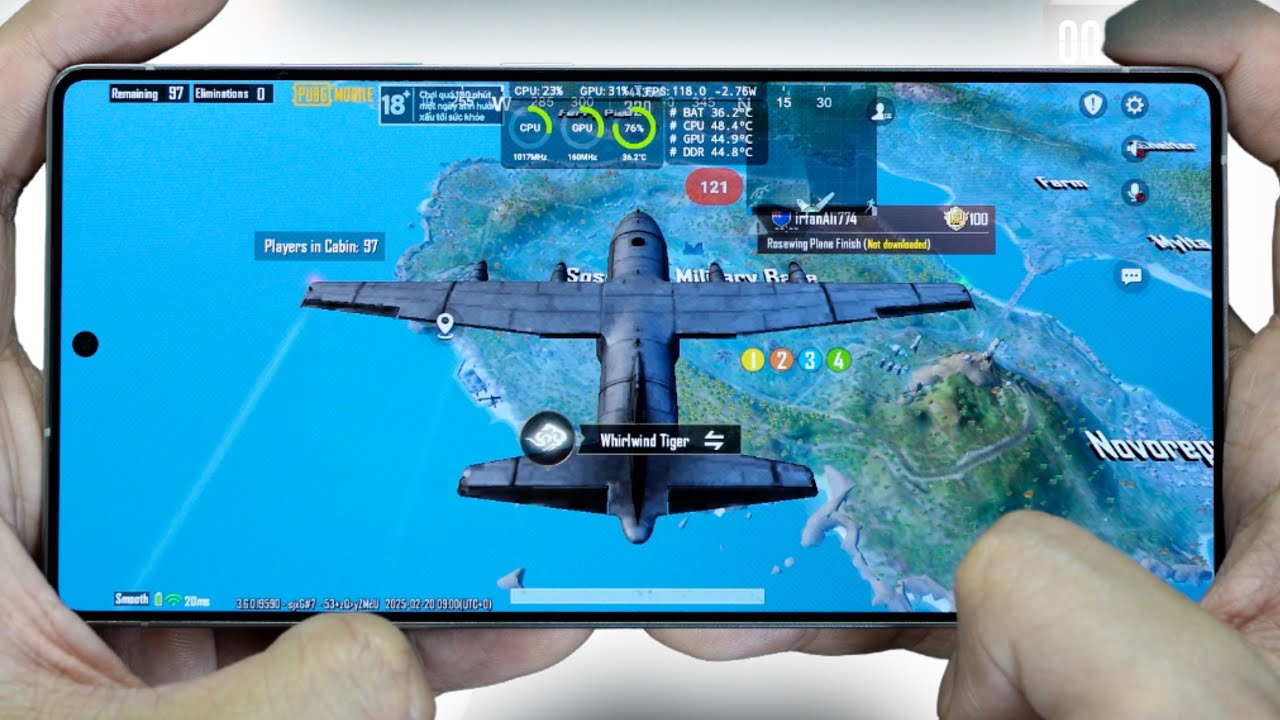 Samsung Galaxy S25 Ultra PUBG Mobile Test With FPS Meter & Battery Test ...