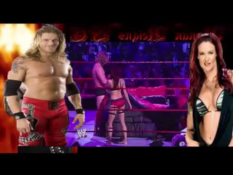 WWE edge ve lita ringin ortasında sex