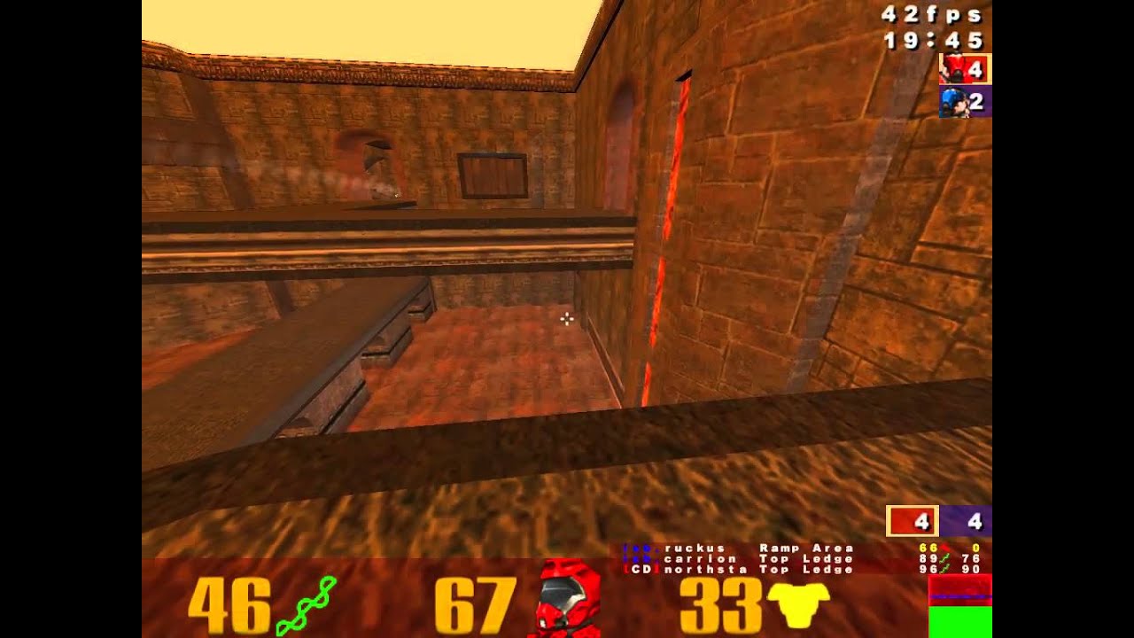 Quake 3 Rocket Arena - intricate steps between vs Clan CD - ra3map1 ...