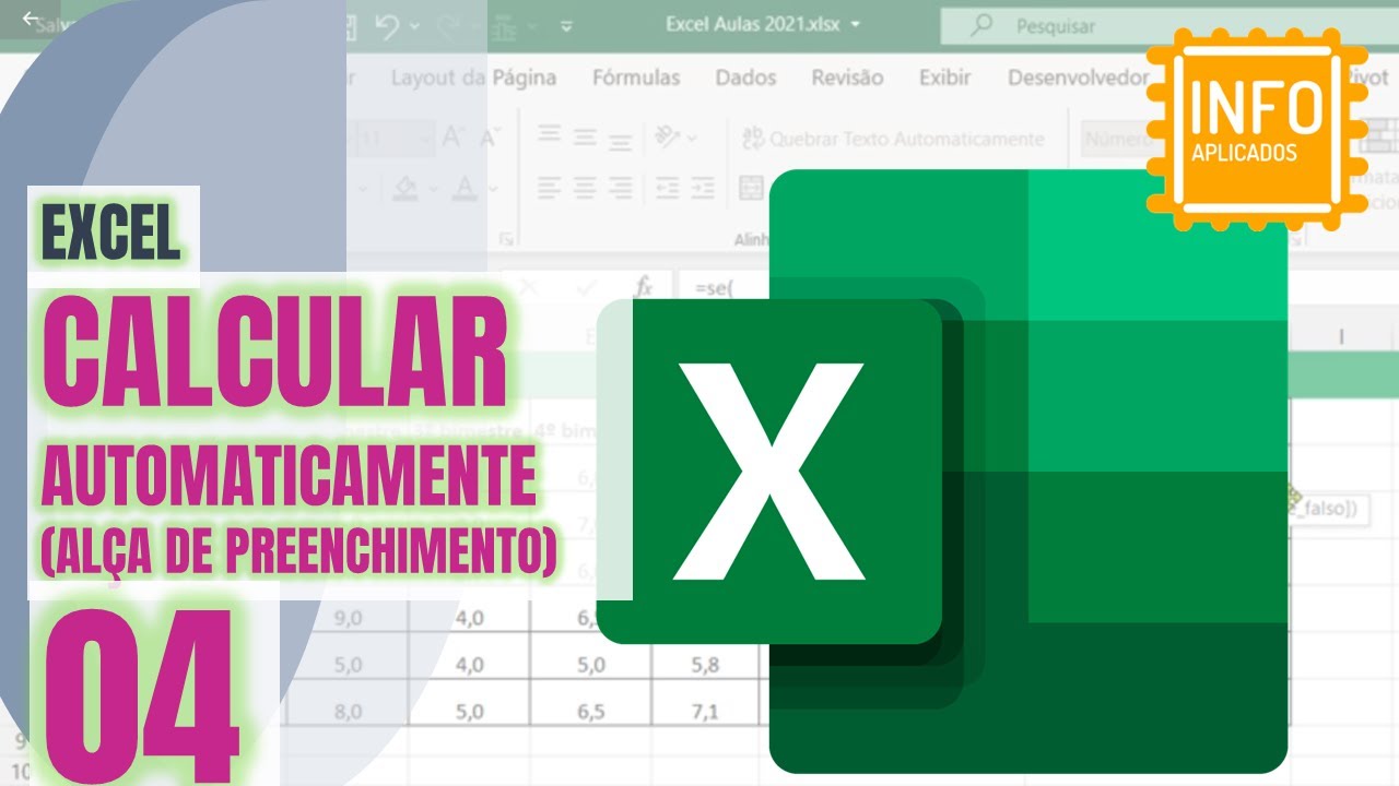 Como usar a alça de preenchimento automático no Excel - YouTube