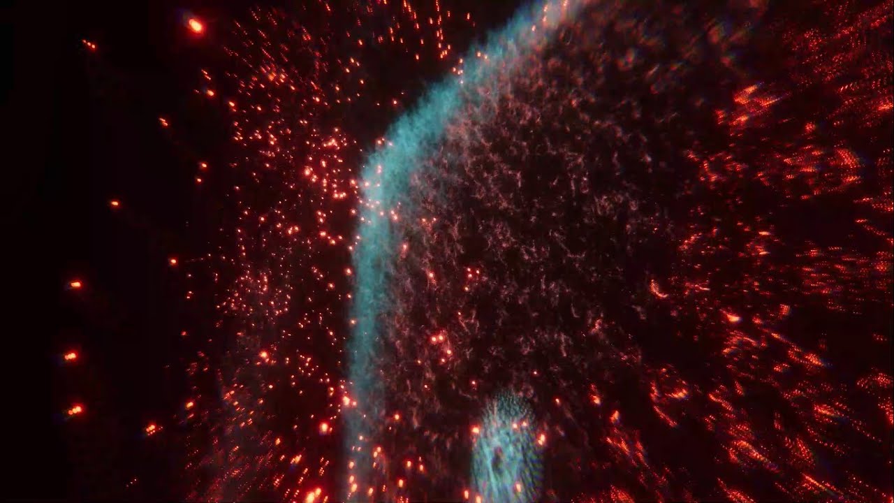 Free Green Screen Effect - Entering Atmosphere Space Particles - Full ...