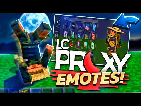 TODOS os EMOTES e COSMÉTICOS do LUNAR CLIENT de GRAÇA - LCProxy - YouTube