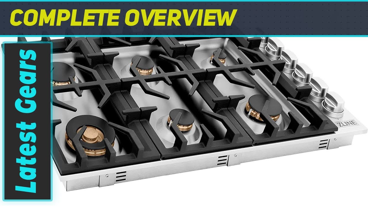 ZLINE 36" Gas Cooktop with 6 Brass Burners: The Ultimate Kitchen ...