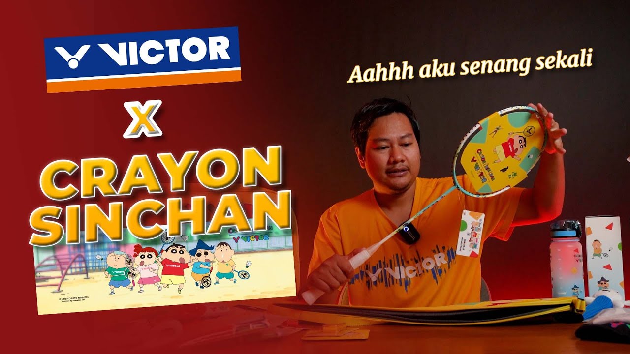 VICTOR COLLABS LAGI?? | VICTOR x CRAYON SINCHAN! - YouTube