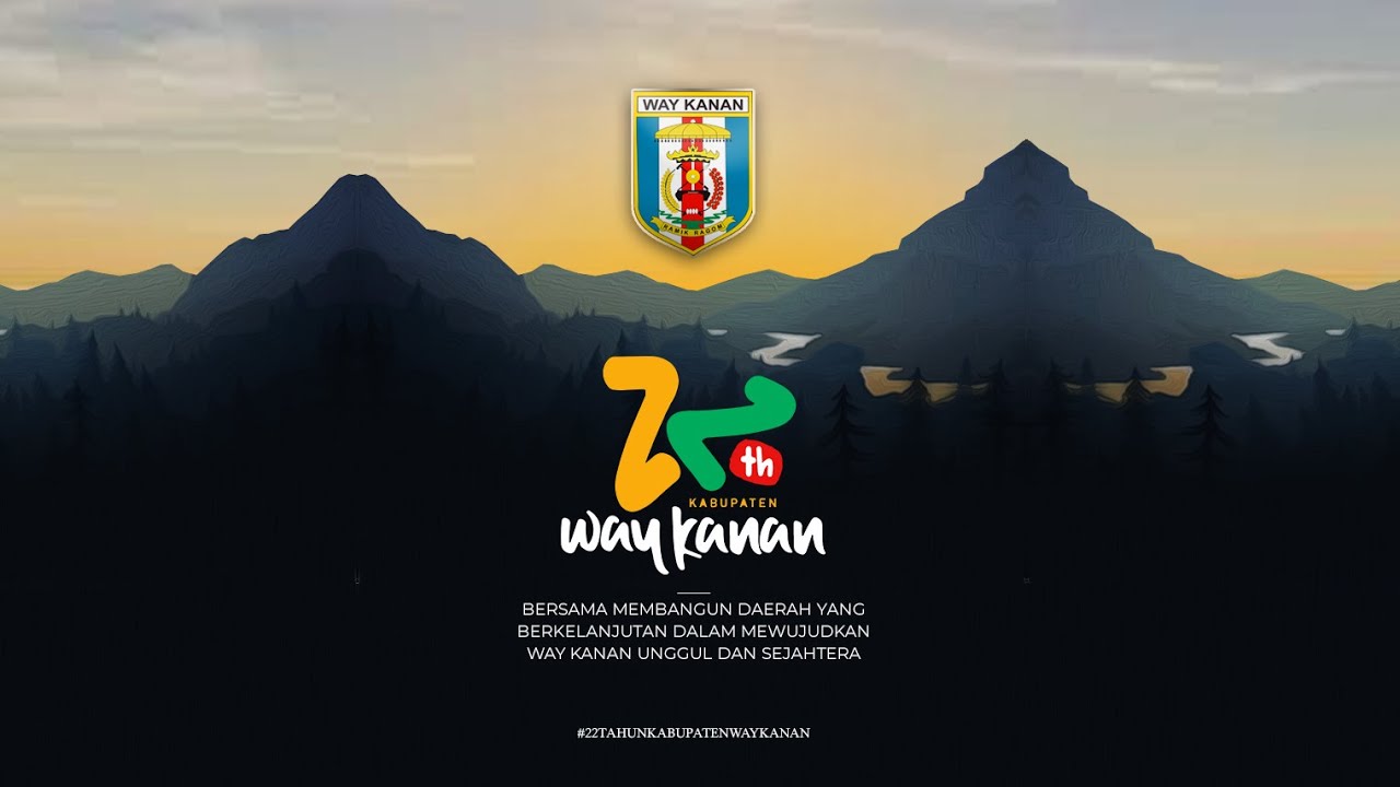 DIRGAHAYU KE- 22 KABUPATEN WAY KANAN (Ver. Bupati & Forkopimda) - YouTube