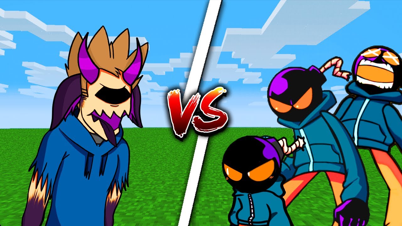 Monster Tom vs Whitty Brothers in Minecraft | Friday Night Funkin Mod ...