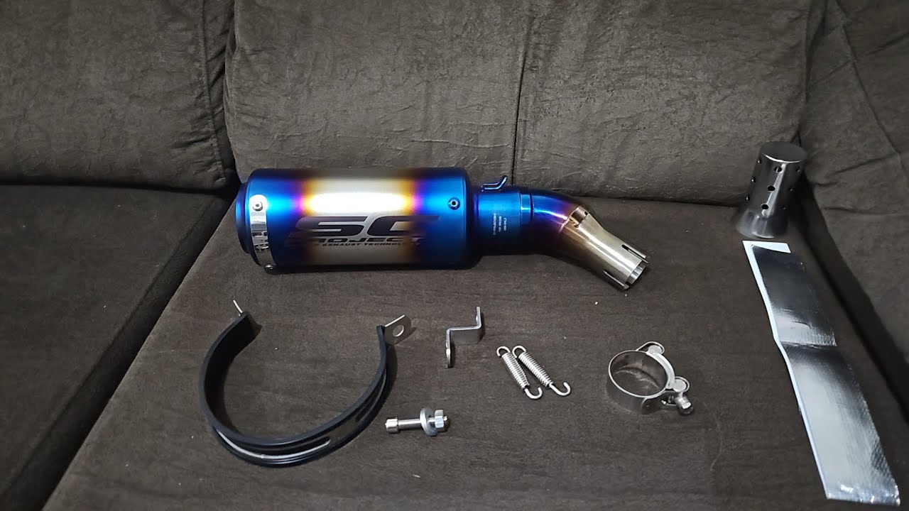 Ponteira SC project na MT-03 com coletor original!#escape #exhaust # ...
