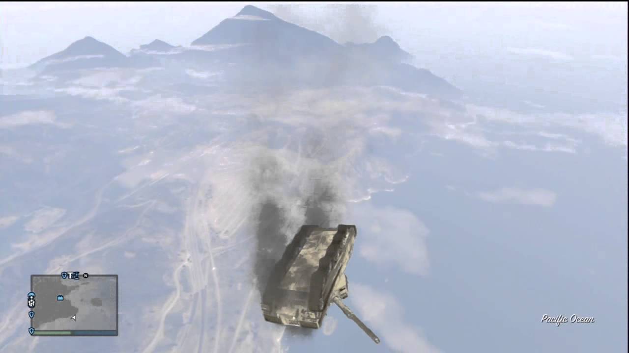 GTA 5 Flying Tank glitch! - YouTube
