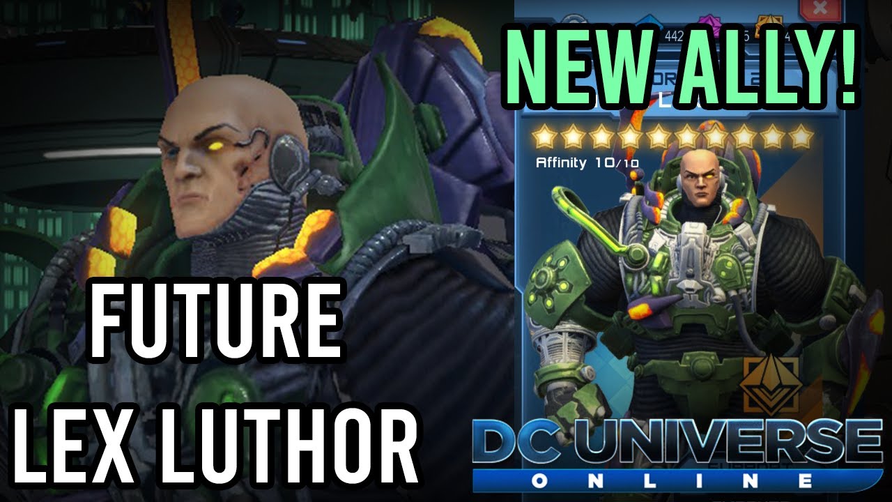 DCUO | Future Lex Luthor Ally Showcase [DPS Combat Ability & Support ...