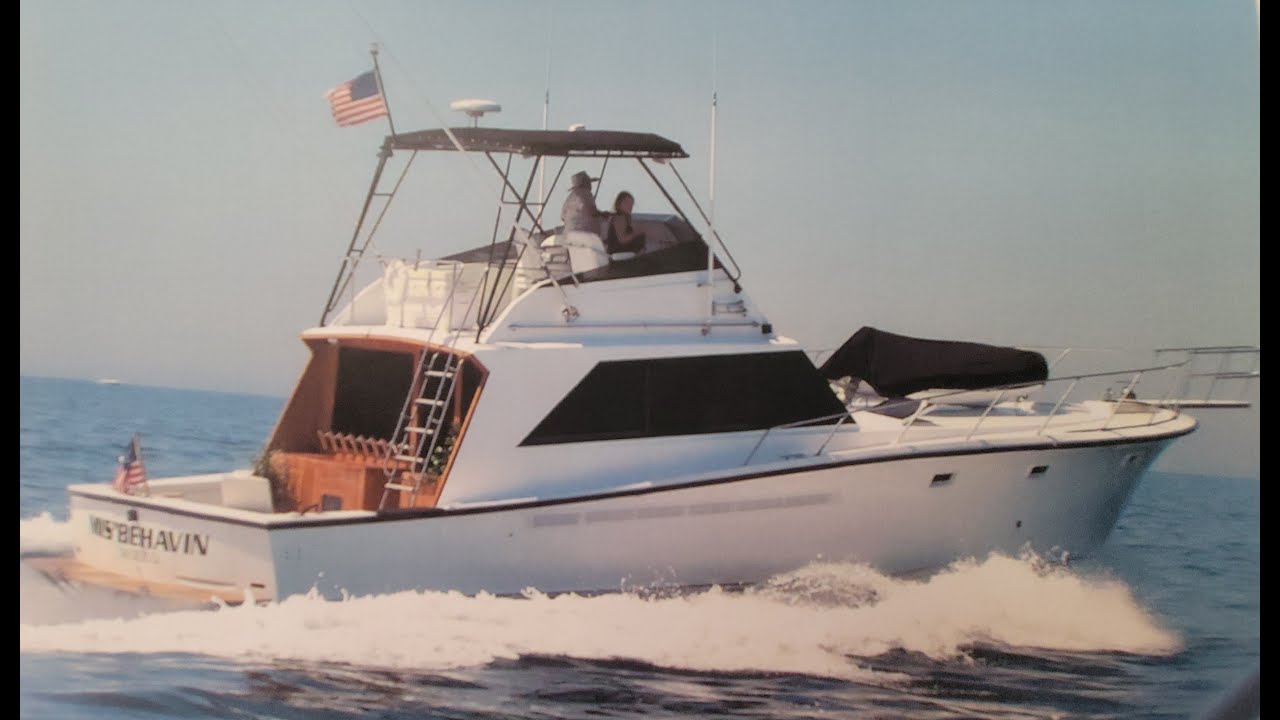 "MIS BEHAVIN" a 48 Pacemaker Sportfisher By South Mountain Yachts - YouTube