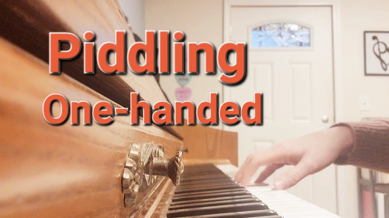 Piddling one-handed - YouTube