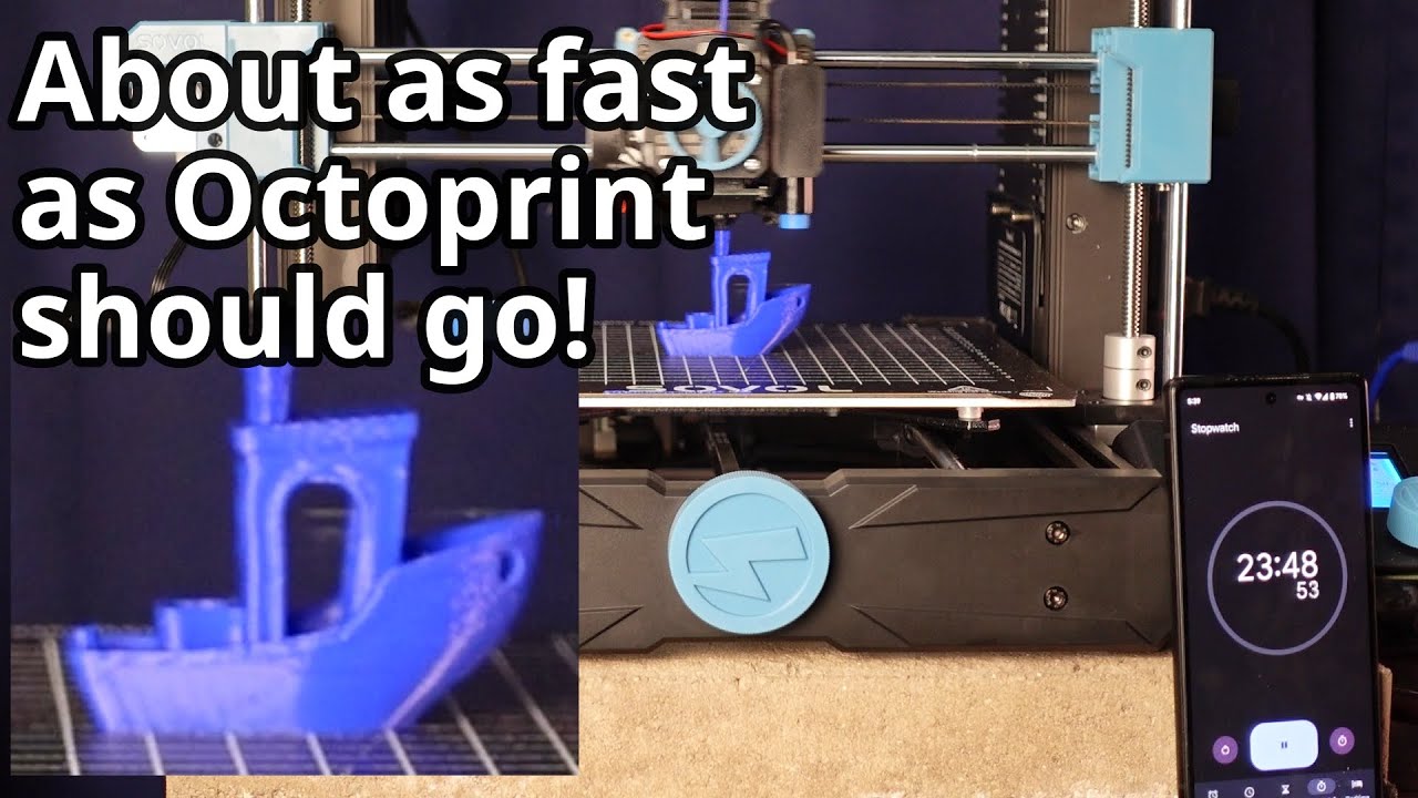 24 Minute Benchy on Sovol SV06 with Marlin input shaping - YouTube