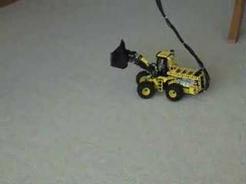 Motorized LEGO Front end loader (8439) - YouTube