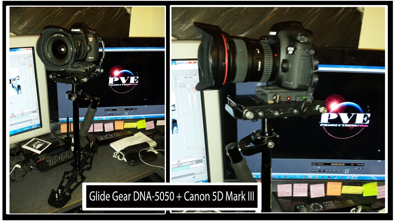 Glide Gear DNA-5050 Stabilizer + 5D MARK III (video test) - YouTube