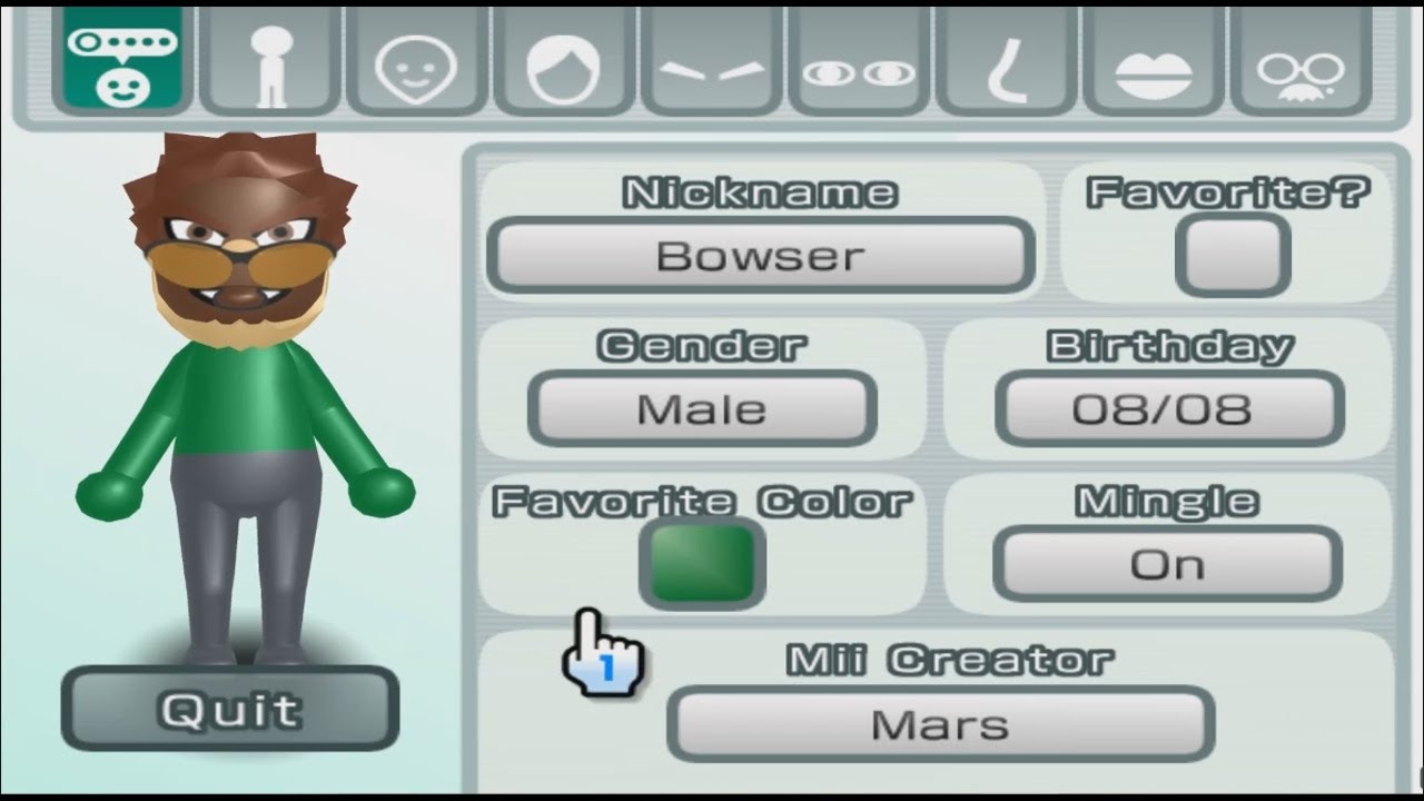 Bowser - Super Mario - Mii 172 - YouTube