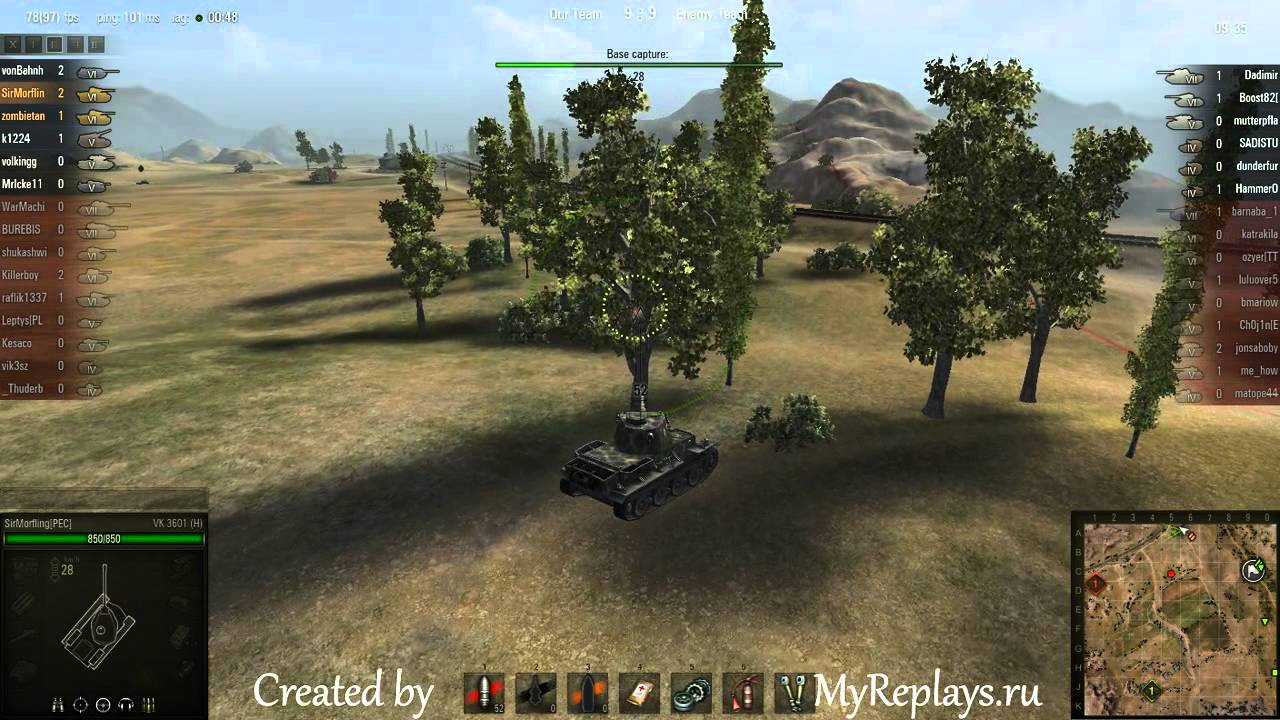 WOT: Steppes - VK 3601 (H) - YouTube