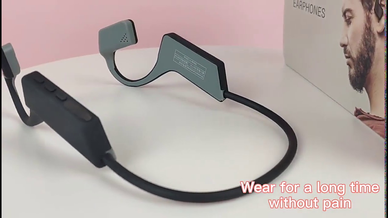 K08 Bone Conduction Earphone TWS Wireless Bluetooth 5.1 Not In-Ear ...