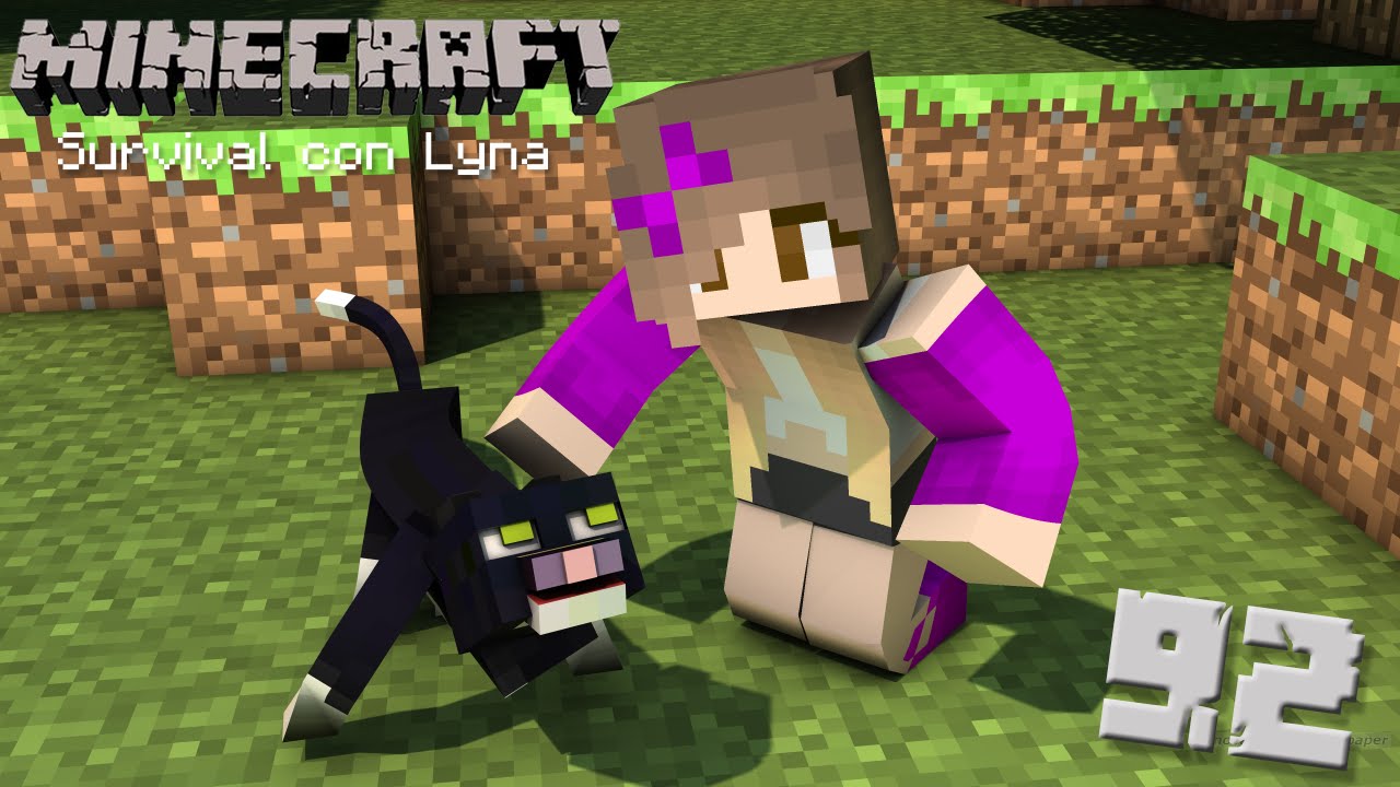 ¡TENGO UN GATITO DE MASCOTA! | Minecraft: Survival con Lyna #92 - YouTube
