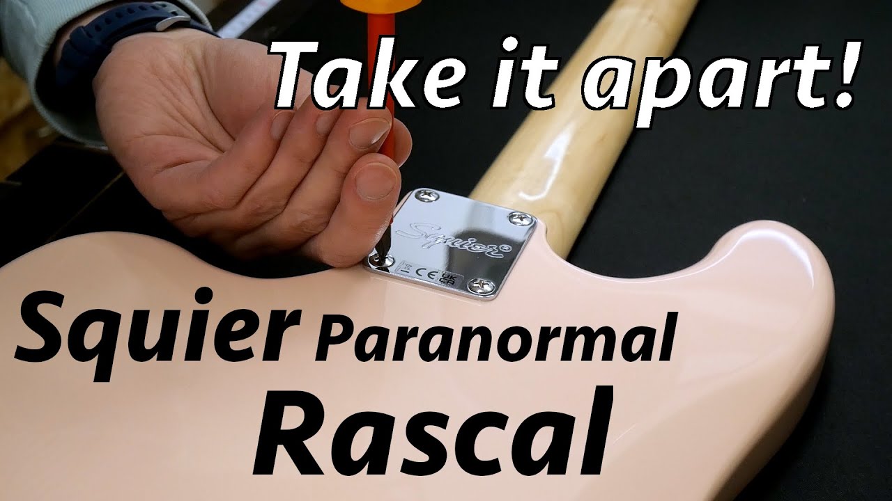 Squier Paranormal Rascal - Take it apart! - Review - YouTube